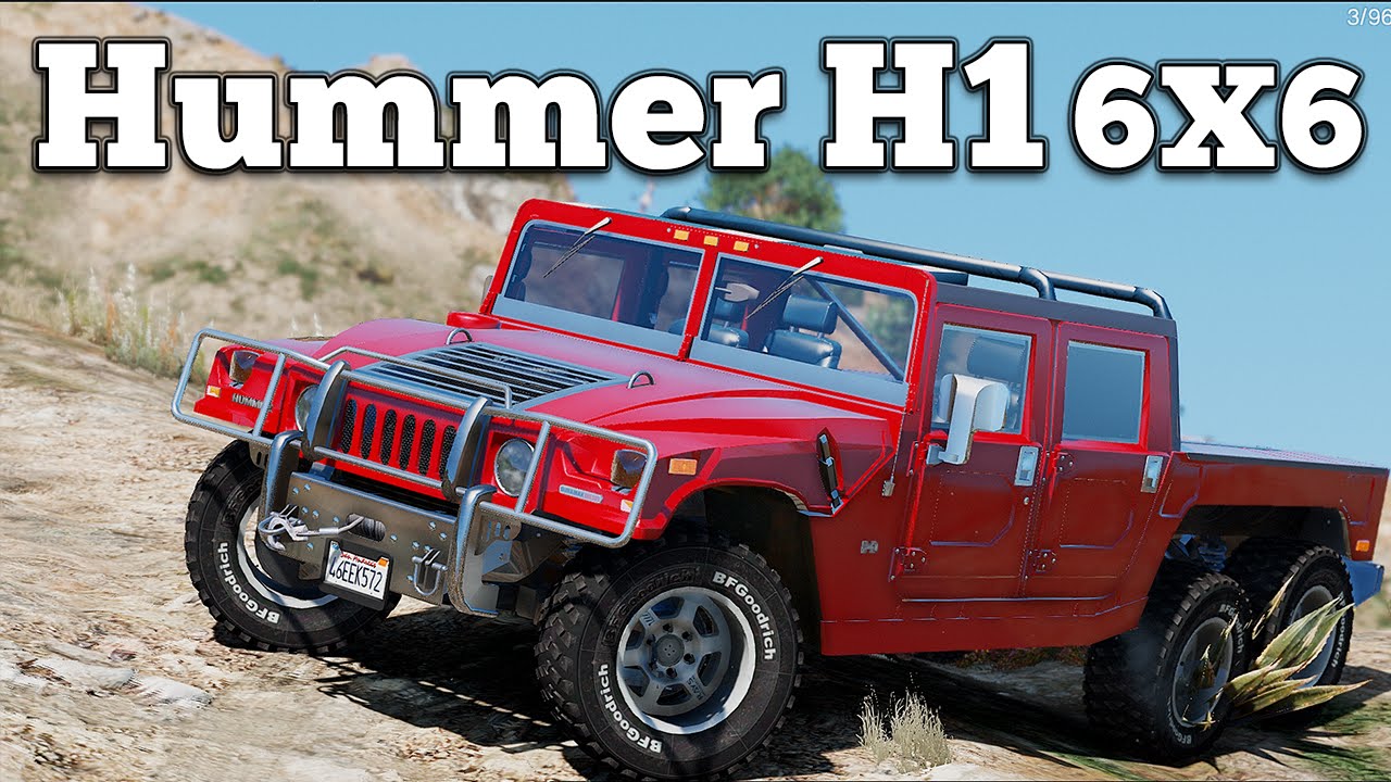 GTA V PC Mods - Hummer H1 6X6 [DOWNLOAD] - YouTube