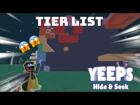 Yeeps hide and seek Pillow tier list!! - YouTube