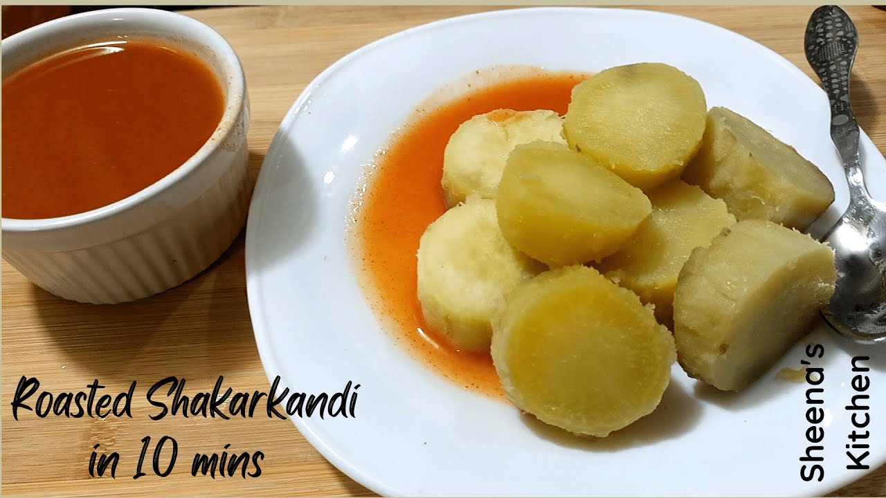 Roasted Shakarkandi in 10 mins / Sweet Potato Recipe / Sheena's Kitchen ...