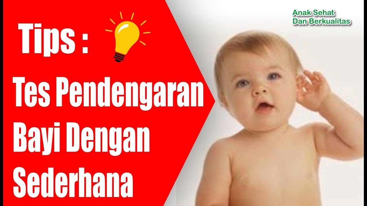 Cara Tes Pendengaran Bayi Dengan Sederhana - YouTube