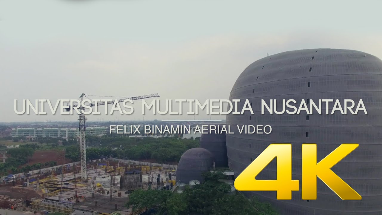 Universitas Multimedia Nusantara in 4K - Aerial Video Indonesia - YouTube