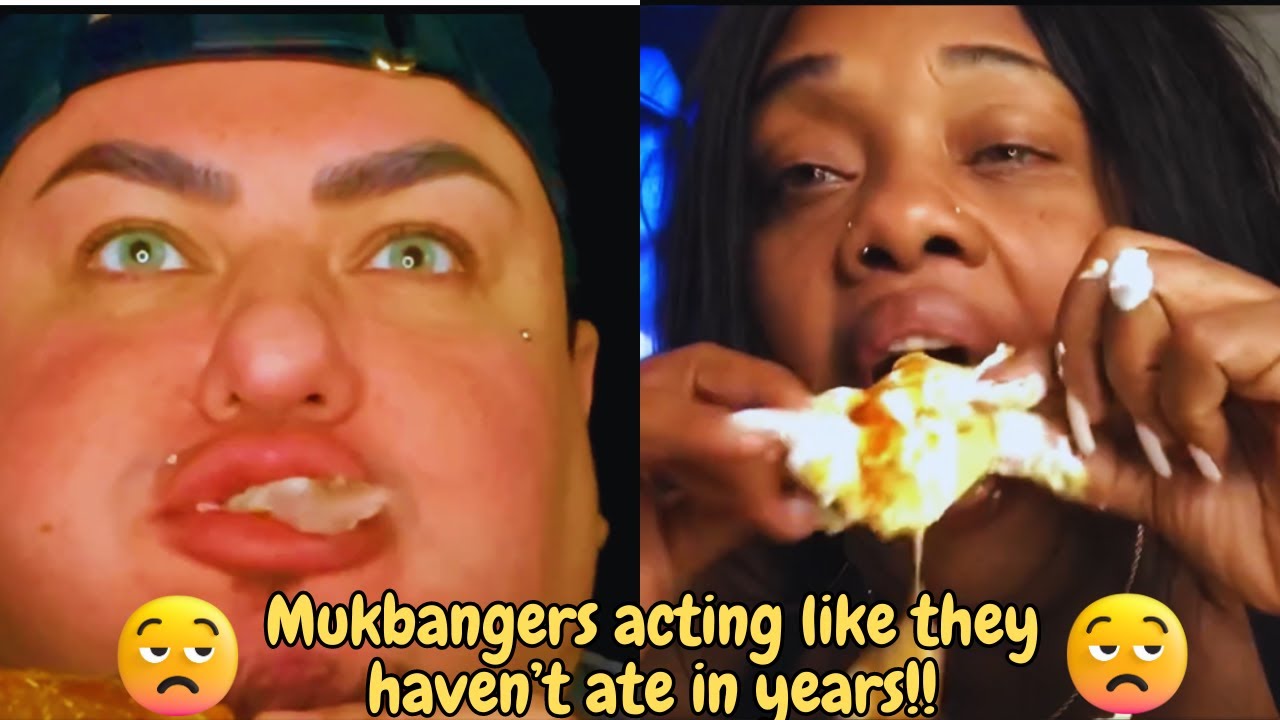 Mukbanger acting like they haven't ate in years!! | Mukbang Cringe ...