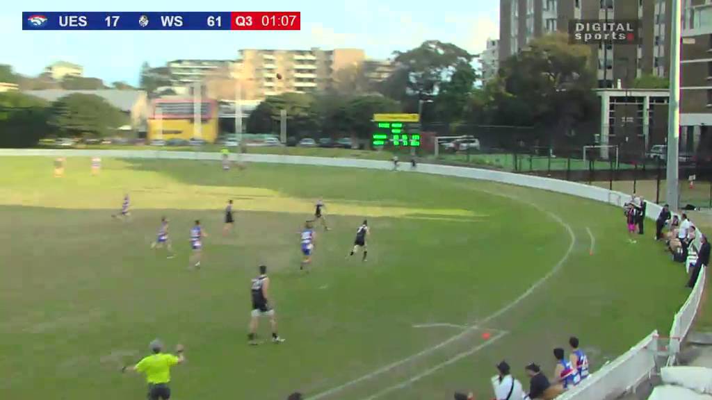 AFL Sydney Round 16 - UNSW/ES vs Western Suburbs - YouTube