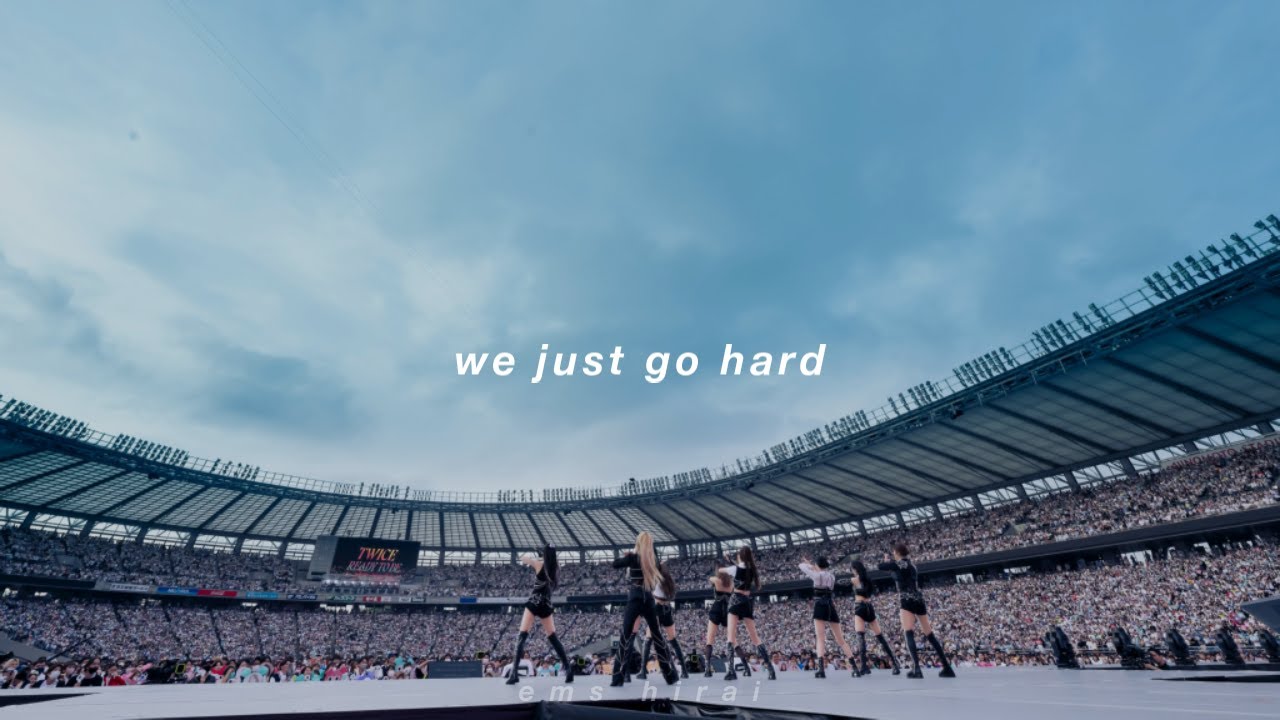 TWICE - GO HARD (english lyrics) - YouTube