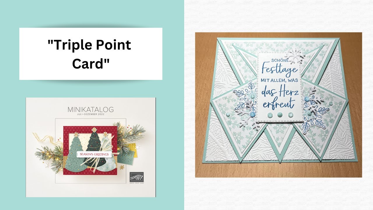 Triple Point Card in Cm !! Mit den Produkten von Stampin`UP! - YouTube