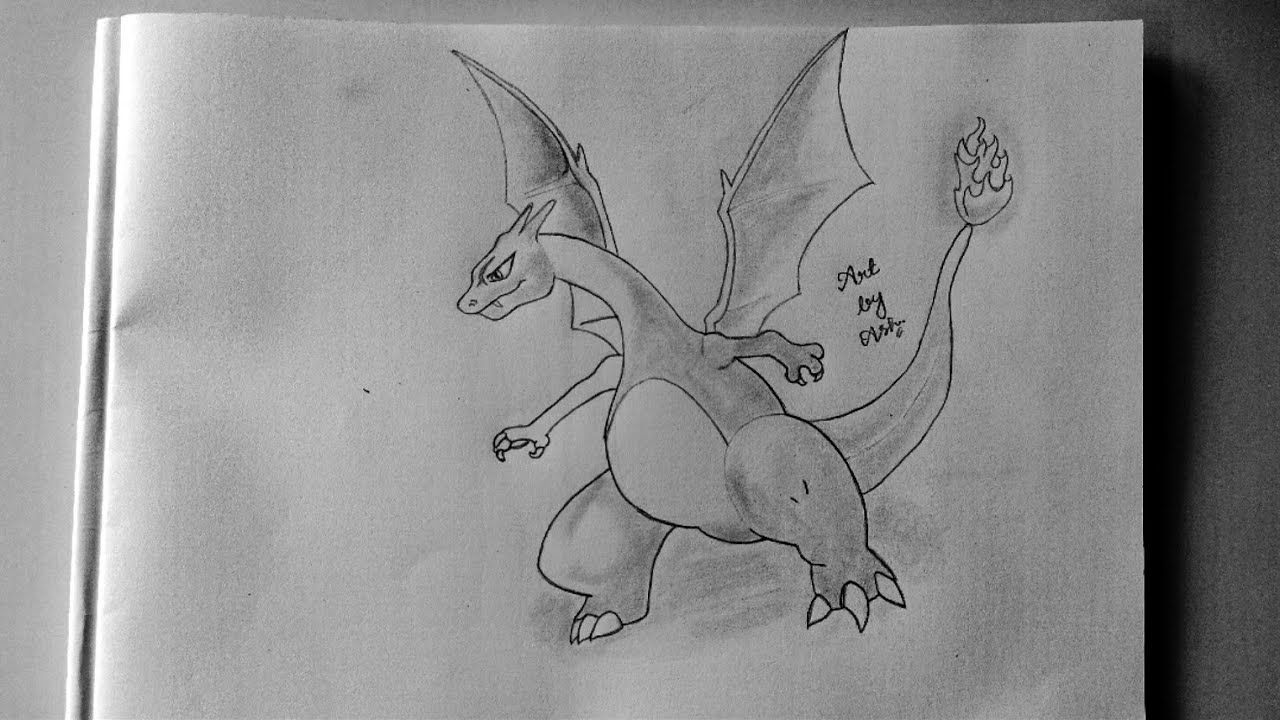 How to draw charizard | pokemon go | Easy steps to draw it || - YouTube