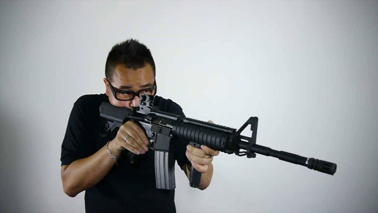 VFC Colt M4 RIS GBB Rifle ( 2012 Ver. ) - YouTube