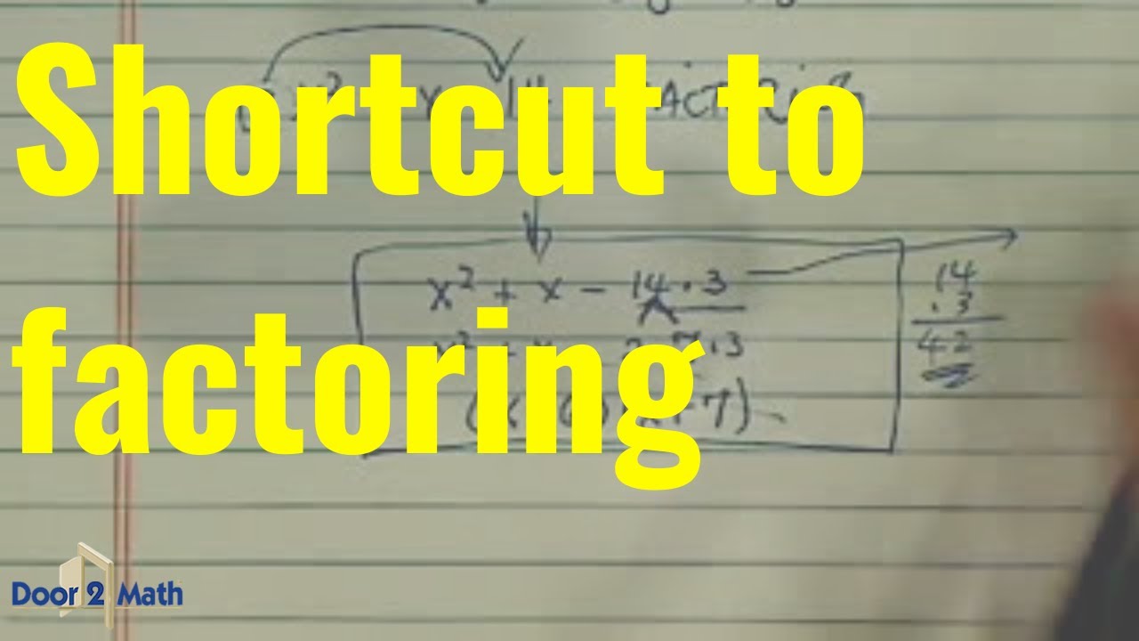 EASY TRICK to Factor a Polynomial | Algebra - YouTube