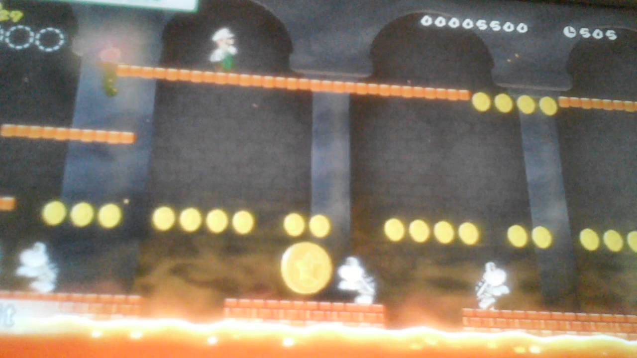 New Super Mario Bros. Wii: World 2-Castle Walkthrough - YouTube