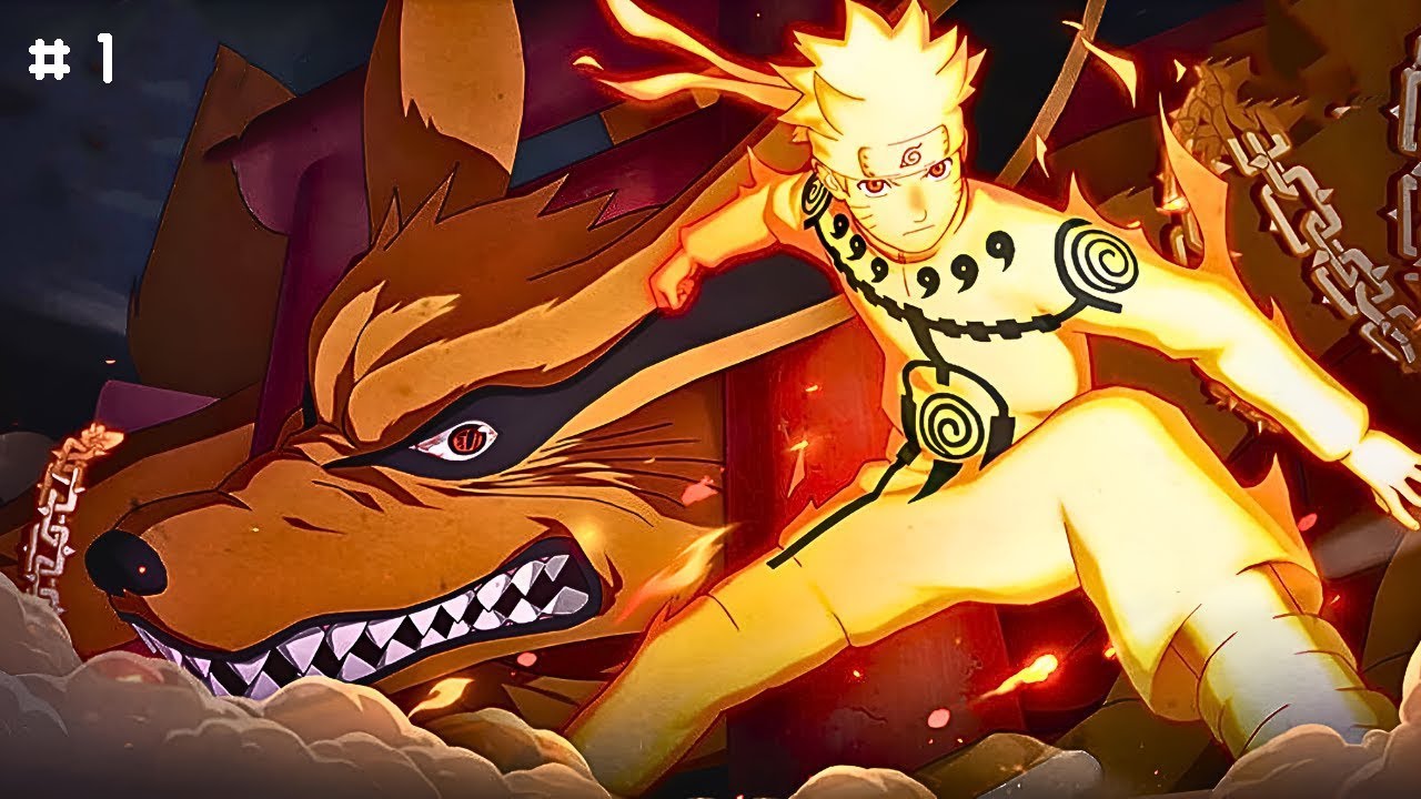 [1] He Awakens The Power Of Nine Tailed Monster Inside Him | Naruto ...