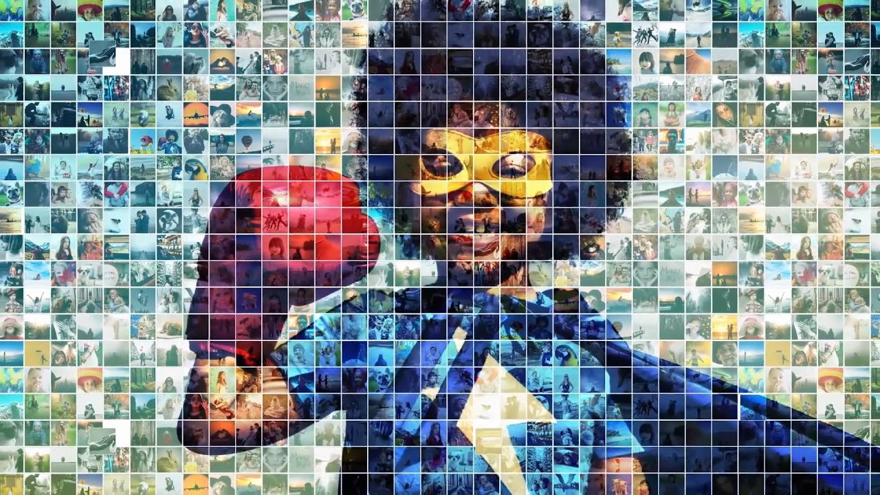 Mosaic Photo Reveal after effect teamplate. - YouTube