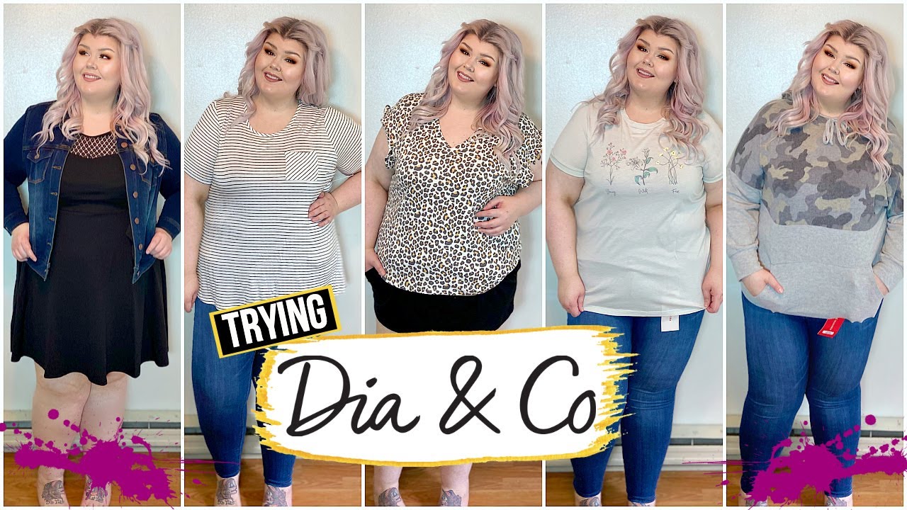 TRYING Dia & Co Plus Size Try On Haul - YouTube