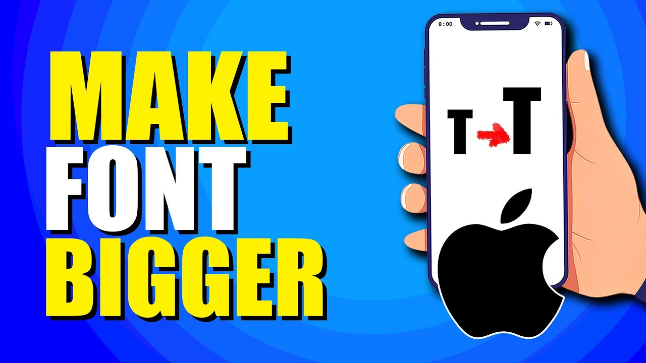 How To Make Your iPhone Font Bigger (Quick & Easy) - YouTube