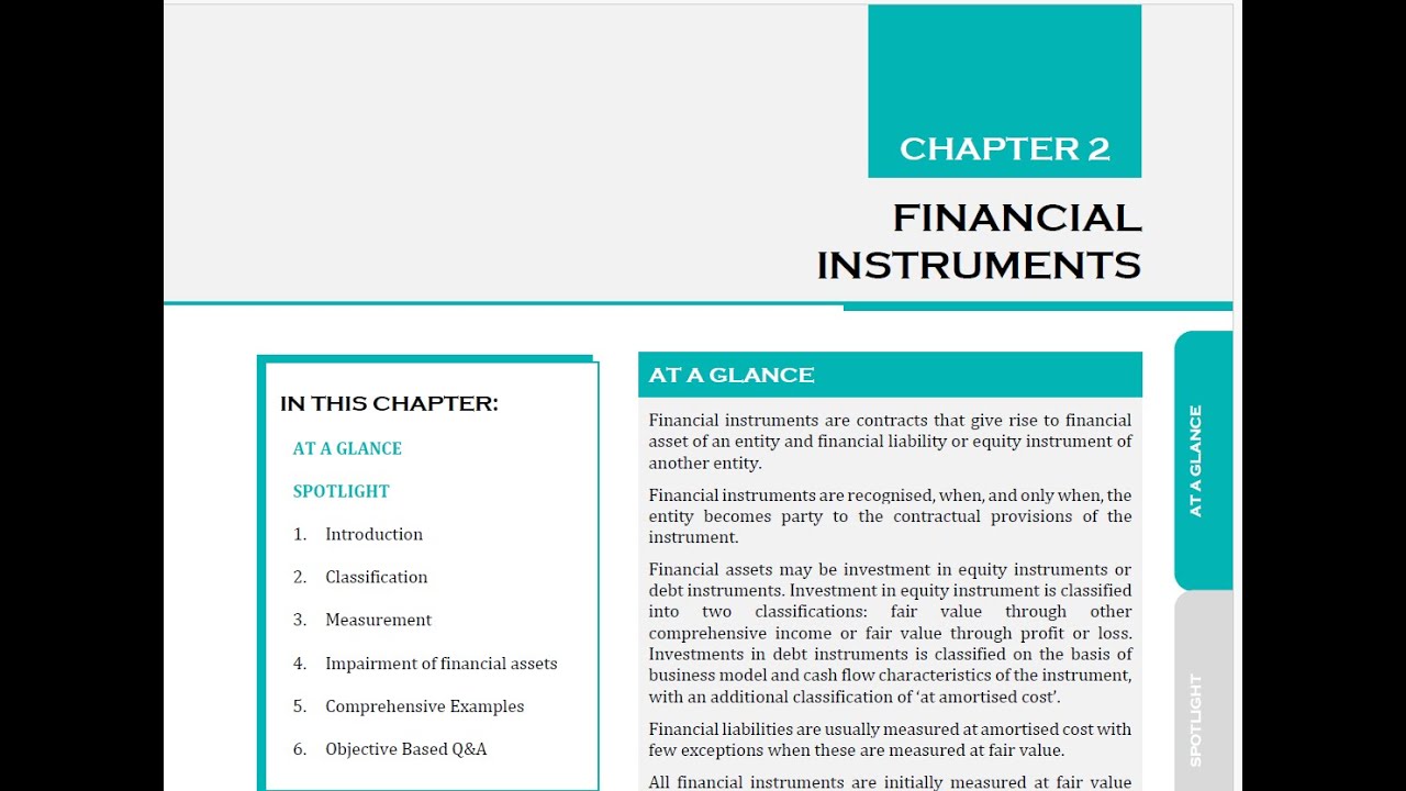Lec#1 b IFRS 9 Financial Instruments - CAF-06 "Corporate Reporting ...
