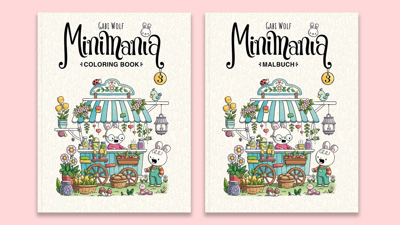 Minimania 3 - Coloring Book for adults | digital flip through - YouTube