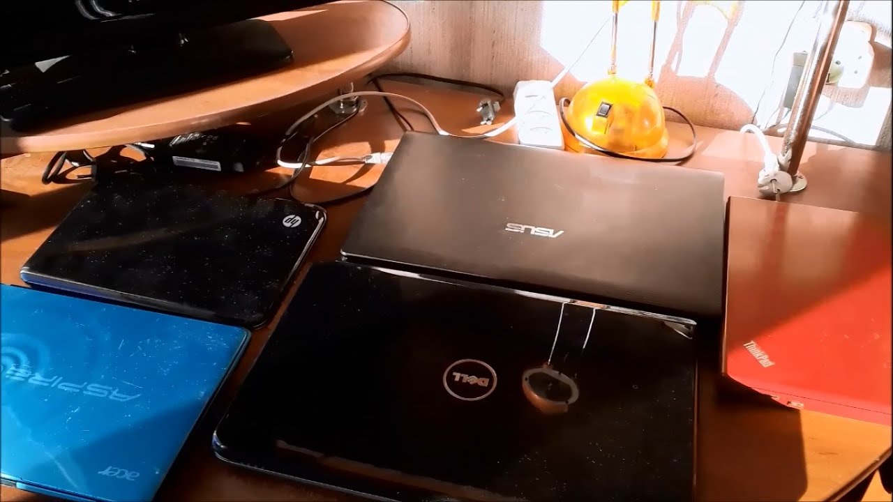 My laptops collection Моя коллекция ноутбуков (rus) - YouTube