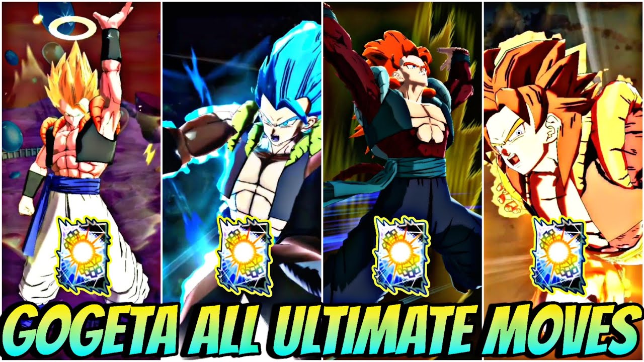 GOGETA ALL ULTIMATE MOVES 🔥!! IN DRAGON BALL LEGENDS - YouTube