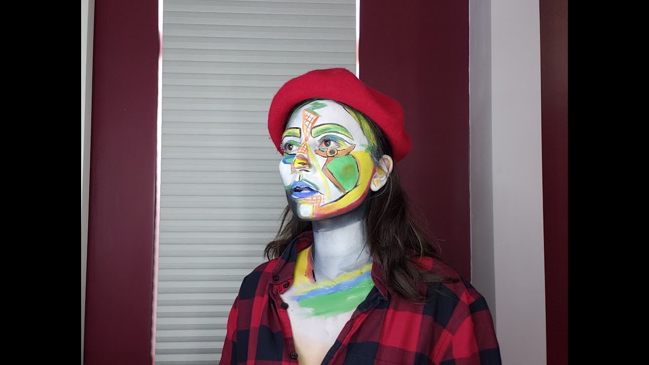 Pablo Picasso Inspired Makeup - YouTube