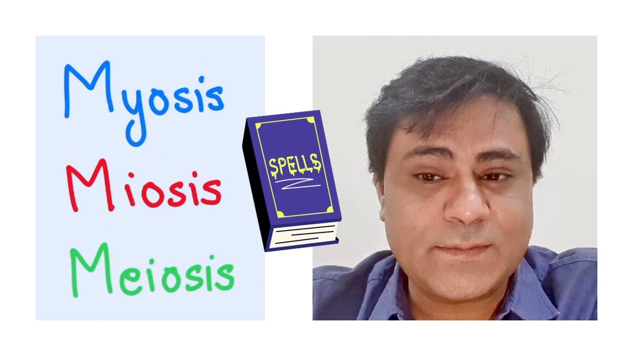 Miosis or Myosis or Meiosis, Correct your spelling with a mnemonic by ...