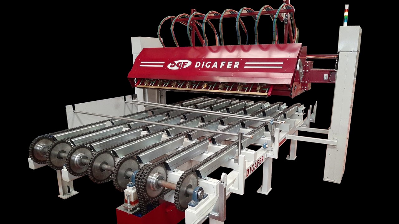 Granite Continuous Flaming Machine DIGAFER 8 torches - Flameadora 8 ...