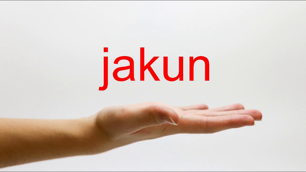 How to Pronounce jakun - American English - YouTube