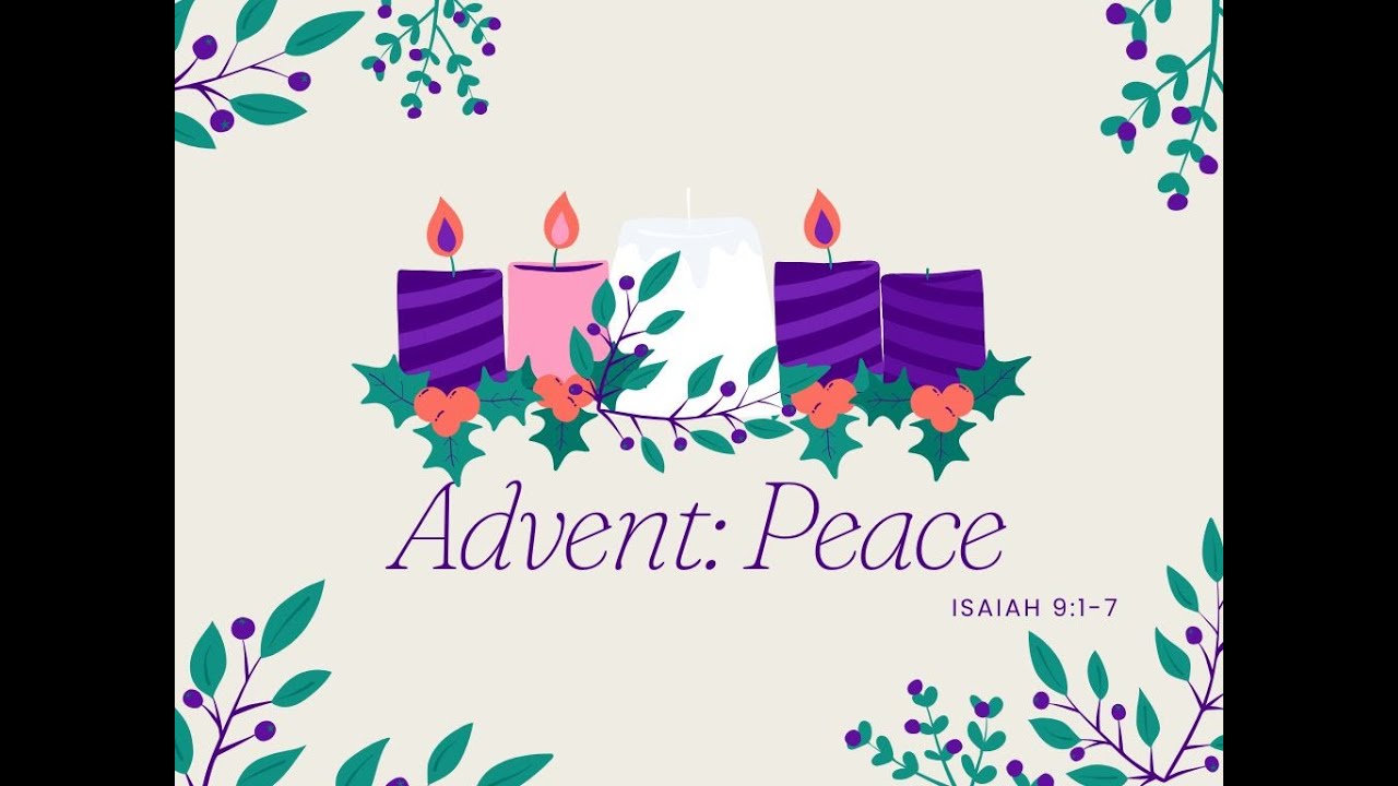 "Advent: Peace (Hark the Herald Angels Sing), (Luke 2:8-20) December 22 ...