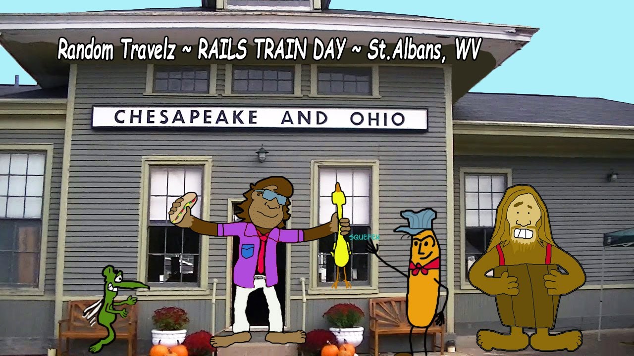 RAILS Train Day in St Albans, WV - YouTube
