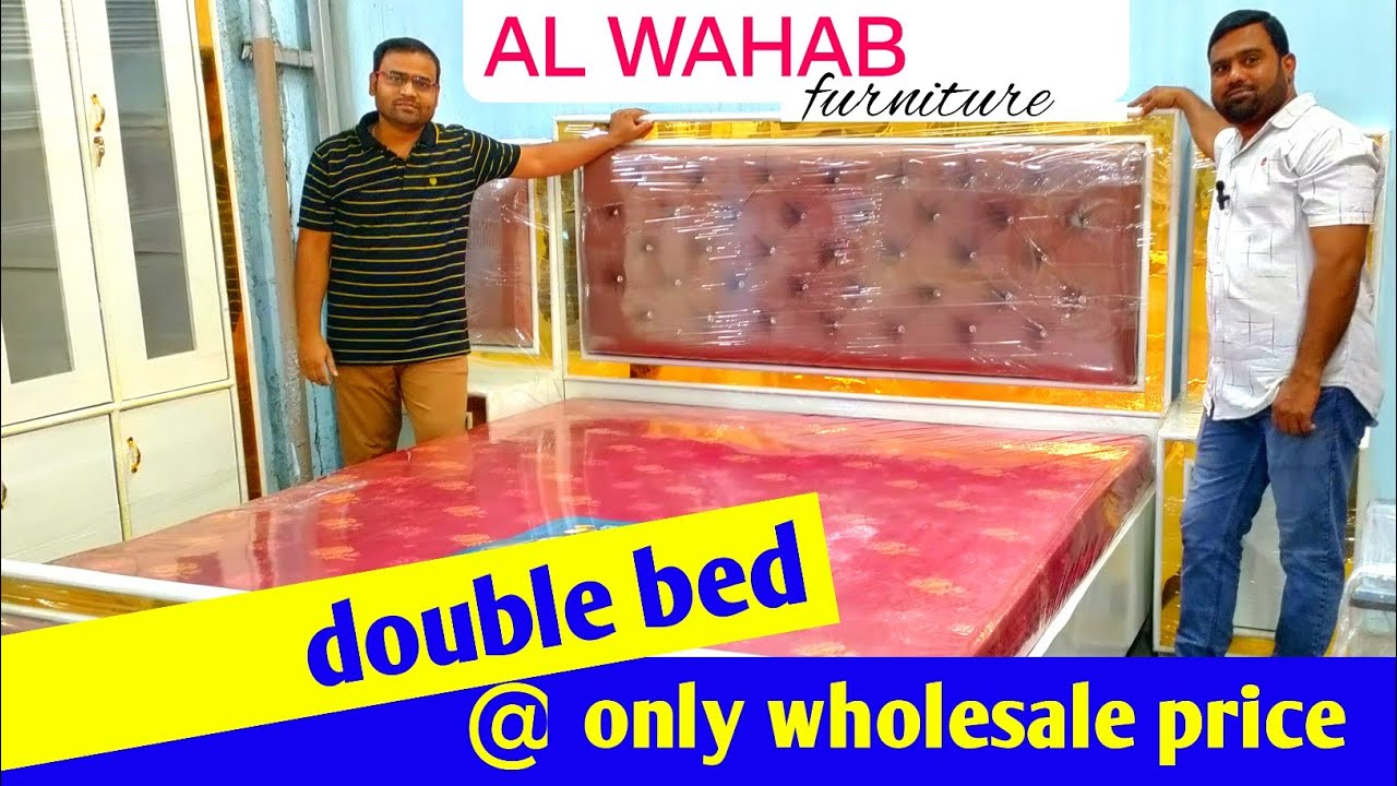 Wooden Bed Almari Dressing Table And Marriage Set Complete All Items ...