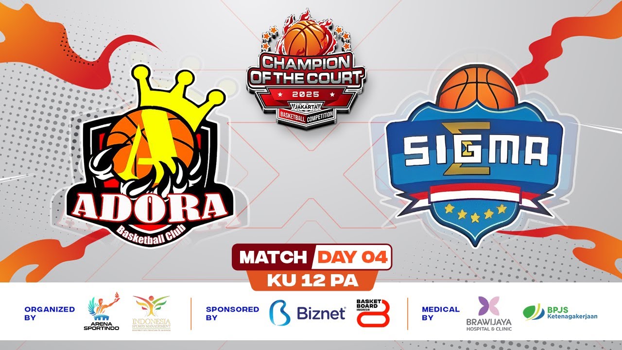 🔴 D4 [ Match 3 ] ADORA VS SIGMA ( KU 12 PA ) 🏅 CHAMPION OF THE COURT ...