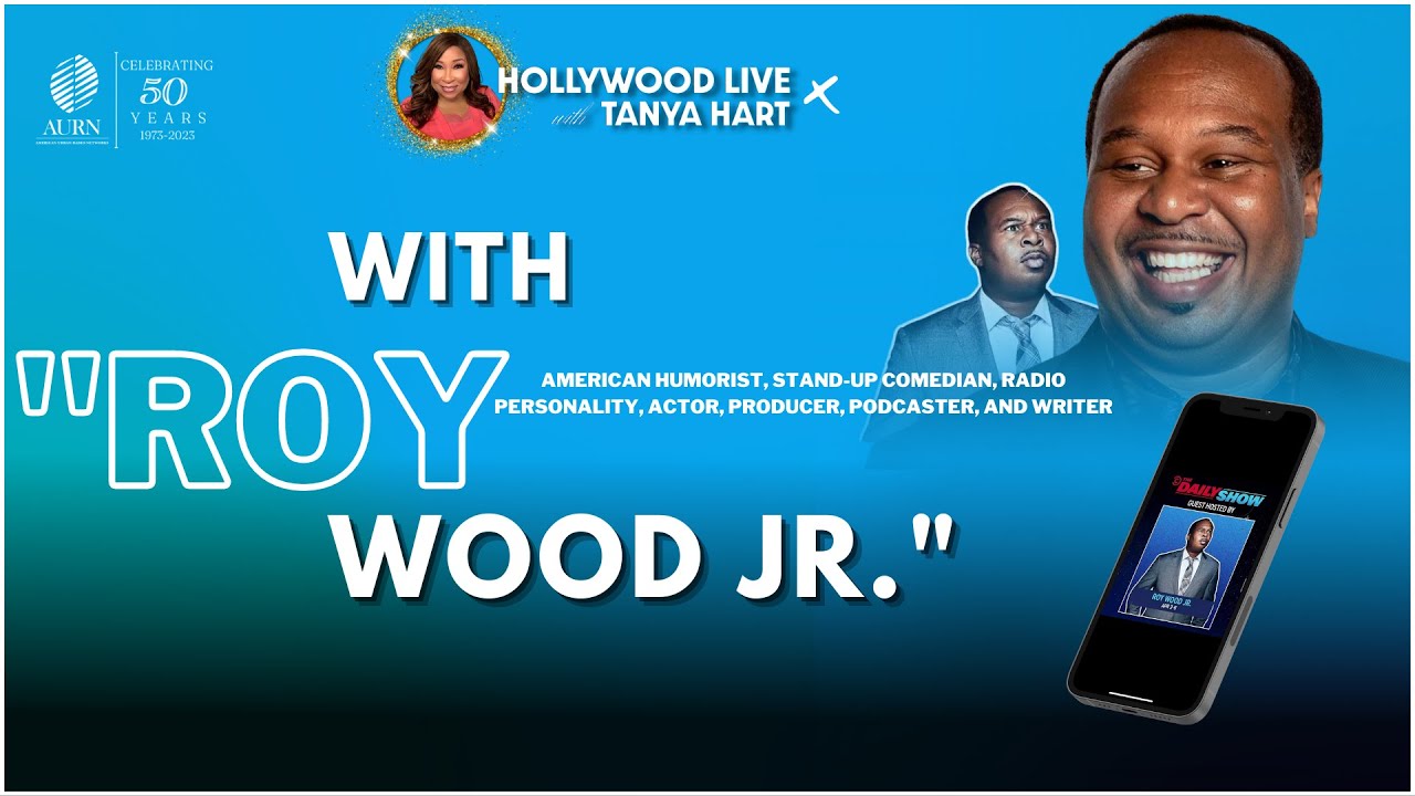 HollywoodLive with Tanya Hart: Roy Wood Jr. is guest hosting 'The Daily ...