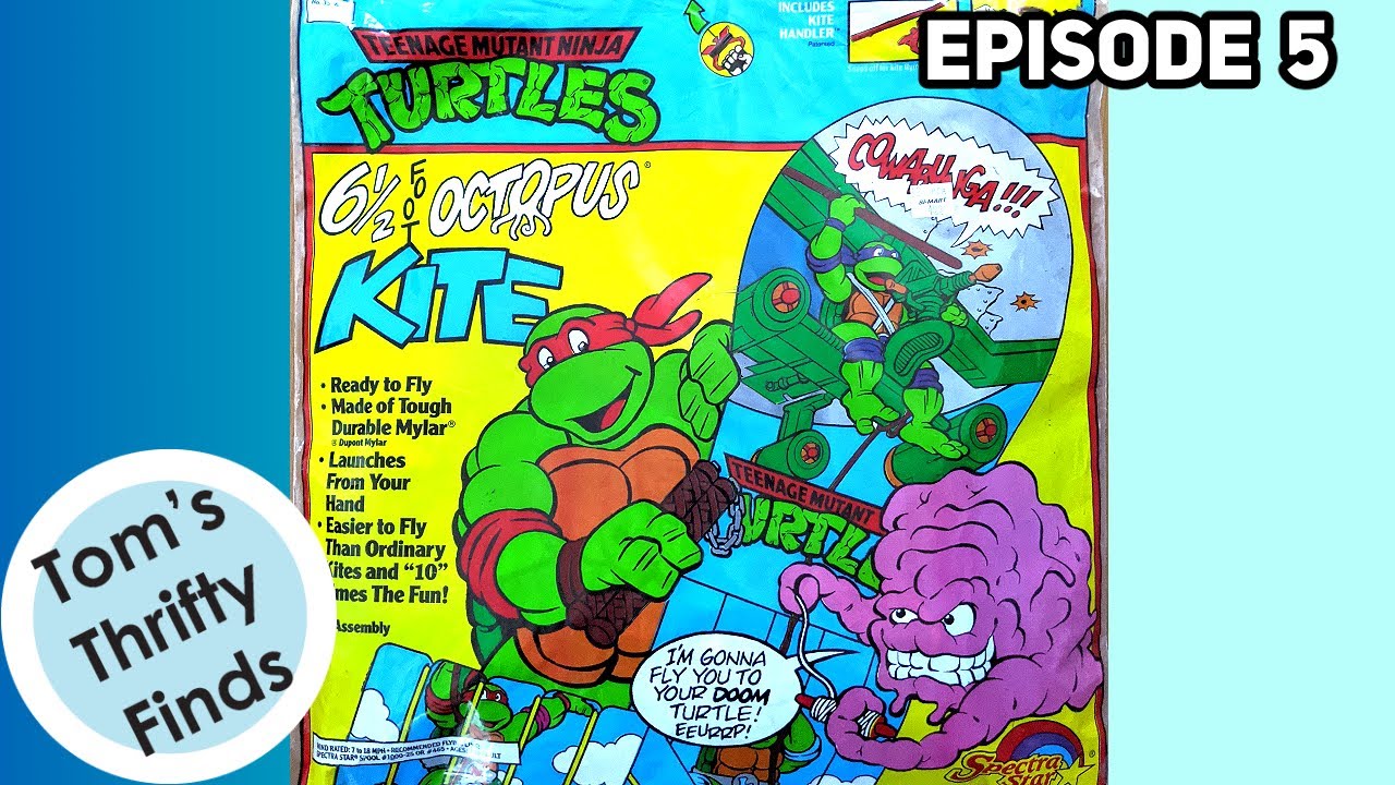 Teenage Mutant Ninja Turtles Spectra Star Kite - Tom's Thrifty Finds #5 ...