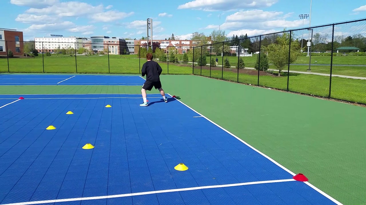 Lateral Shuffle Arc Drill - YouTube
