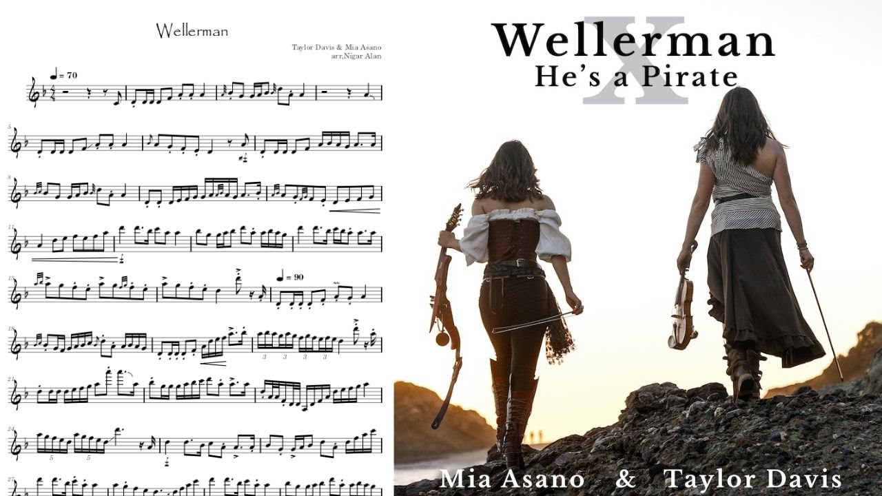 Wellerman | Taylor Davis & Mia Asano | Violin Sheet Music - YouTube