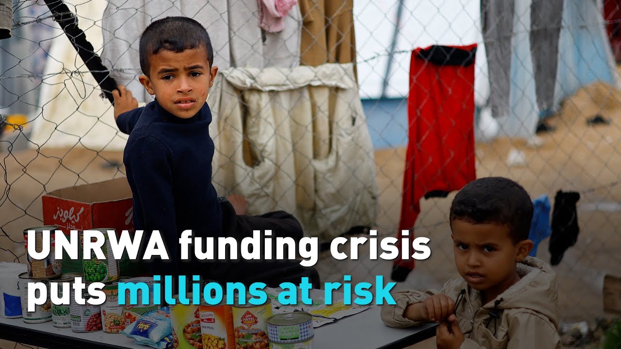 UNRWA funding crisis puts millions at risk - YouTube