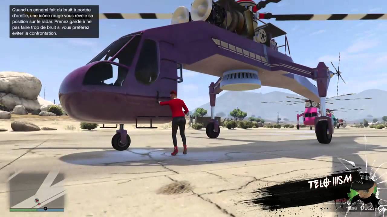 HÉLICO MODDED GTA 5 ONLINE - YouTube