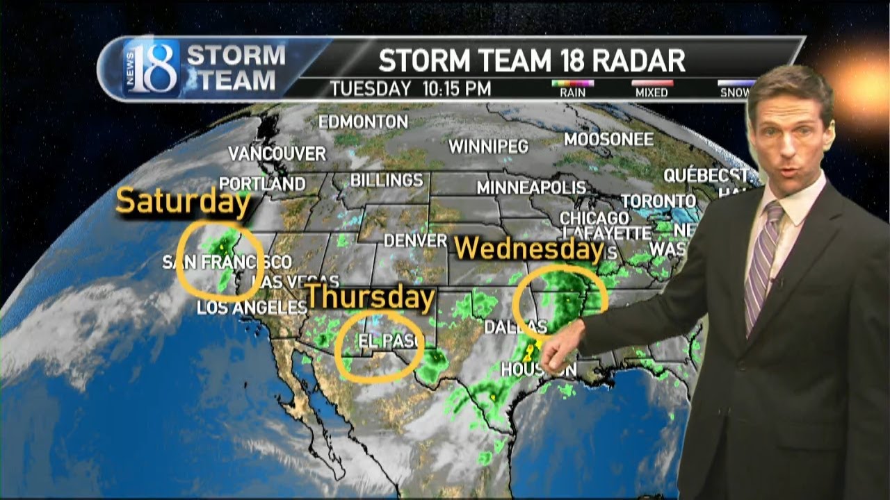 January 23, 10 PM Weather Forecast - YouTube