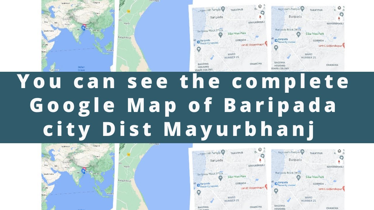 A Complete View of the Entire City On Google Maps Of Baripada City 2021 ...