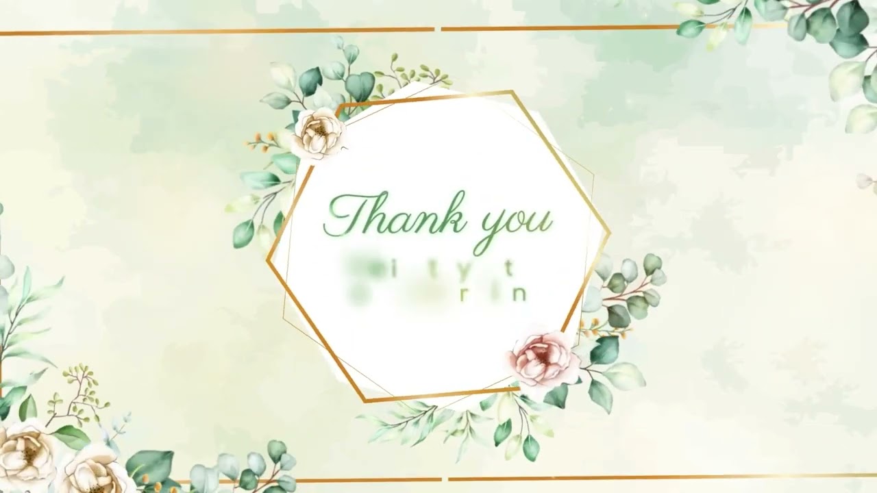 Floral Wedding Invitation After Effects Templates YouTube Floral Wedding Invitation After Effects Templates YouTube
