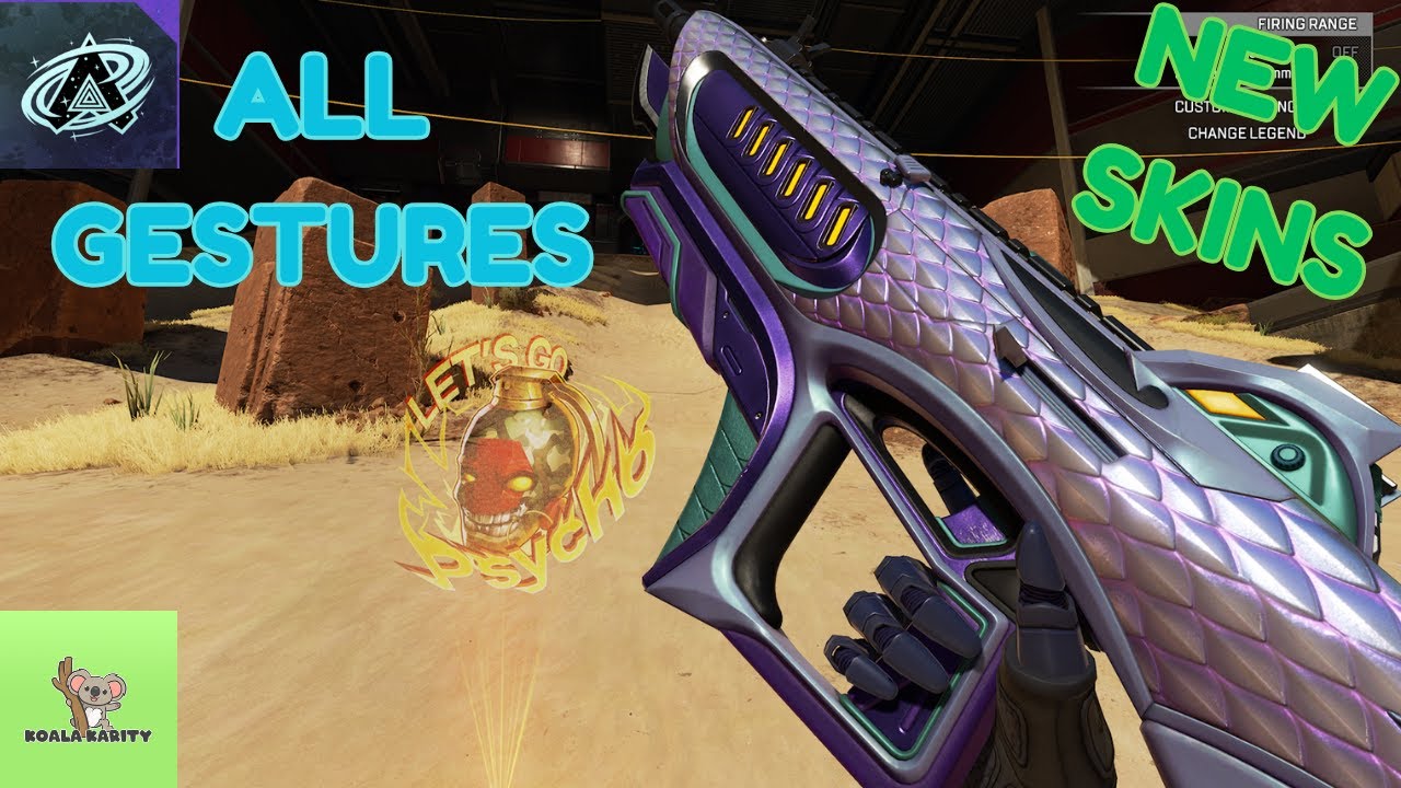 New Legendary Skin, Rampage (Venom Burn), All Gestures. [Apex Legends ...
