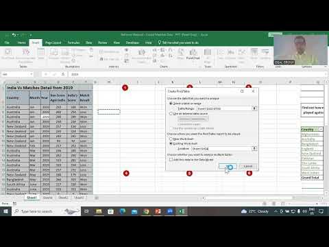 Advance Excel - Lecture-21 Pivot Table (Part-I) - YouTube