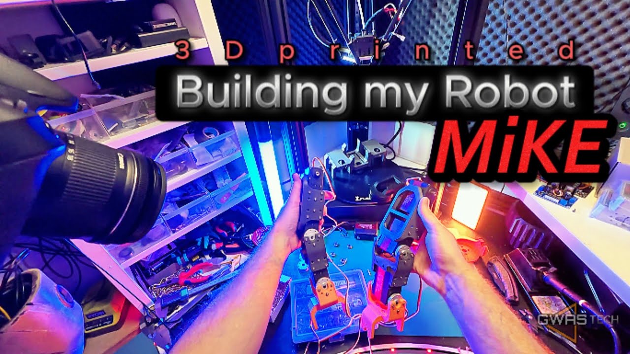 Building my Humanoid 3Dprinted Robot, MiKE [TRAILER] - YouTube
