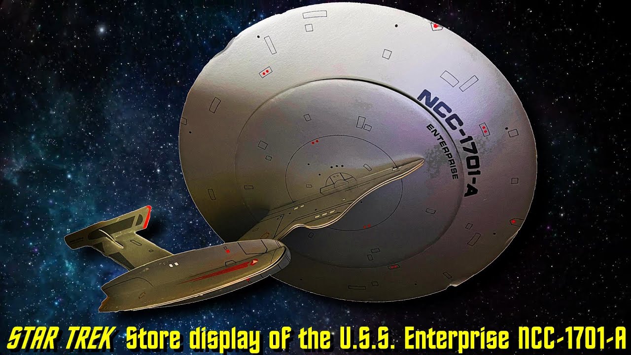 STAR TREK U.S.S. Enterprise NCC-1701-A (Cardboard Hanging Store Display ...