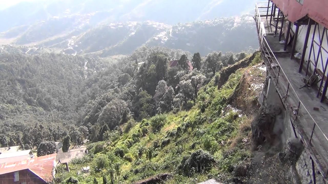 View from the Mall Road in Mussoorie - YouTube