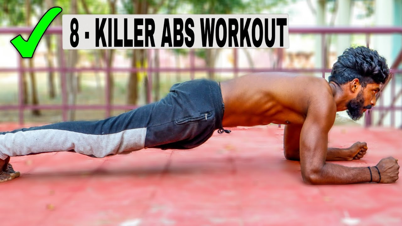 4 MINUTES KILLER ABS WORKOUT ( 10 Day RESULTS ) - YouTube