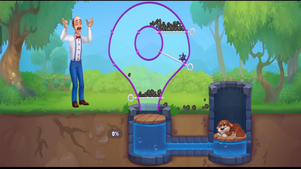 Mini Game Garden Scapes Help Austin & his Dog - YouTube