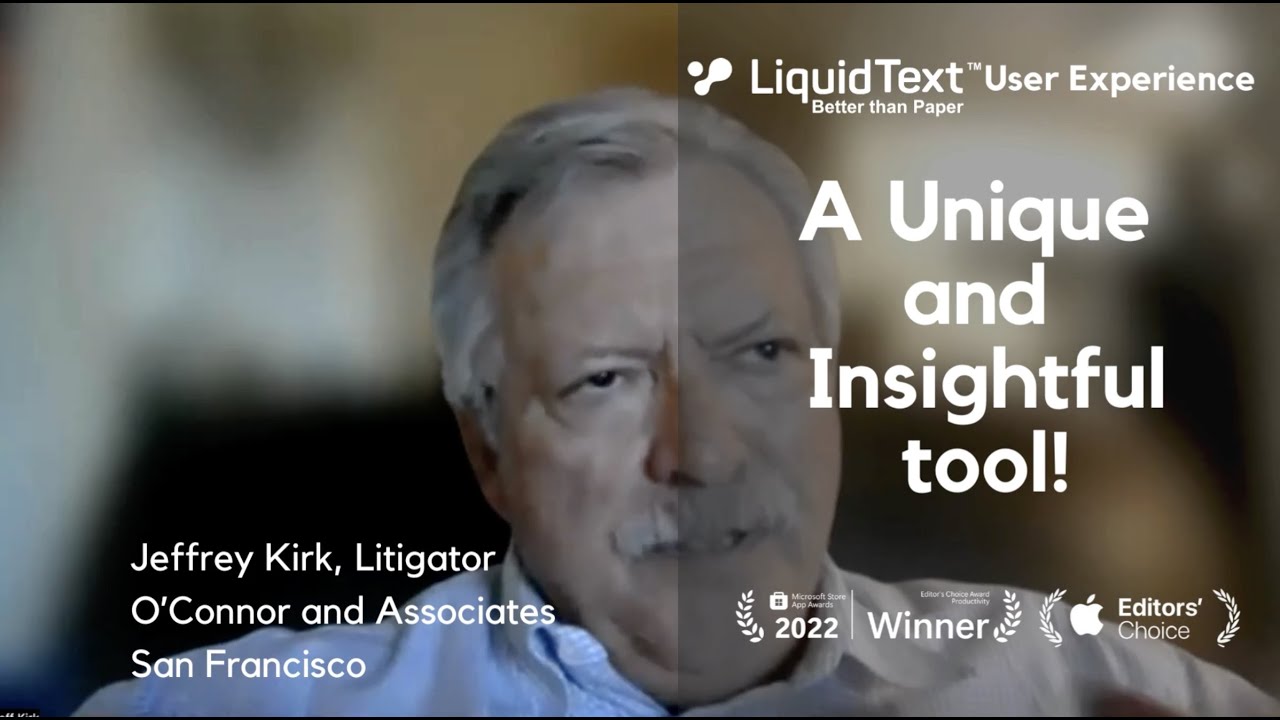 Jeffrey Kirk, unique and insightful tool - YouTube