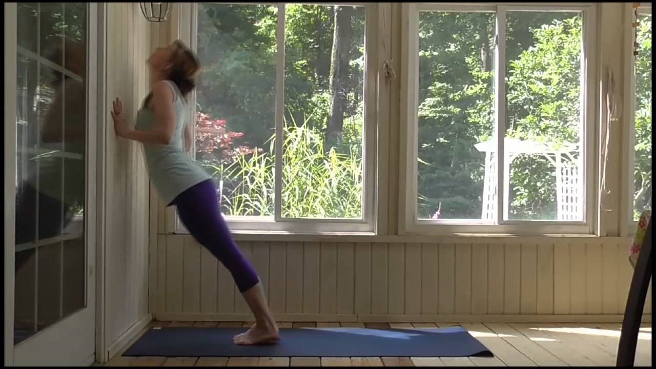 WALL YOGA - NEW SPIRIT OF YOGA by Colette Barry - YouTube