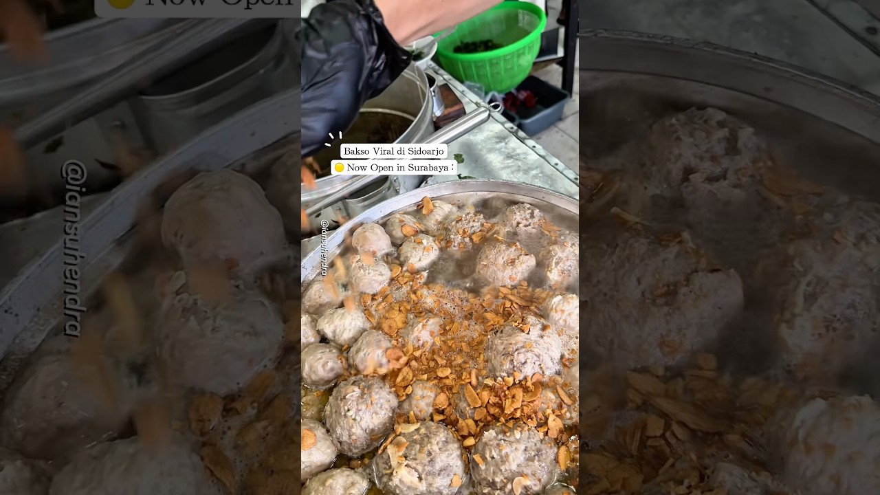 Sarjana Bakso Cak Mat Pasar Turi | Akhirnya Bakso terkenal Sidoarjo ...