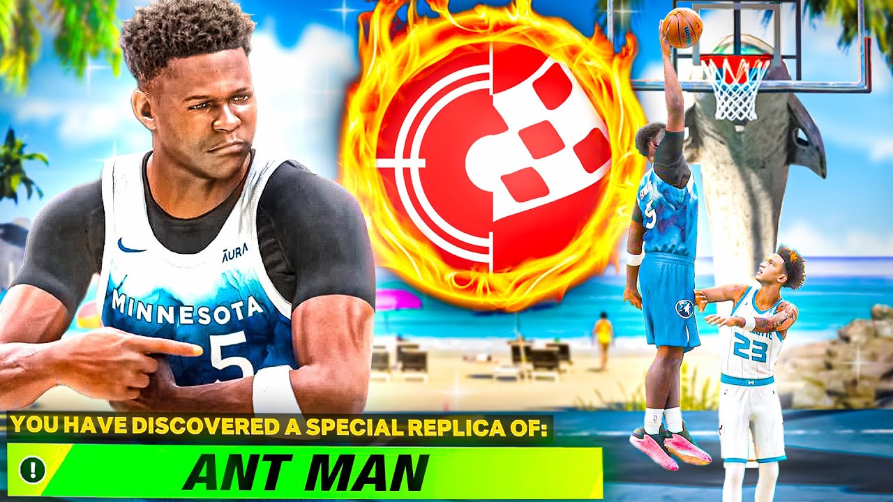 ANTHONY EDWARDS BUILD is a MENACE IN NBA 2K24! UNLIMITED CONTACT DUNKS ...