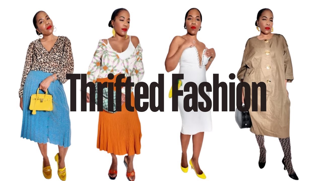 Classy AF Thrift Haul | Luxury Looks on a Budget with Thrifted Fashion ...